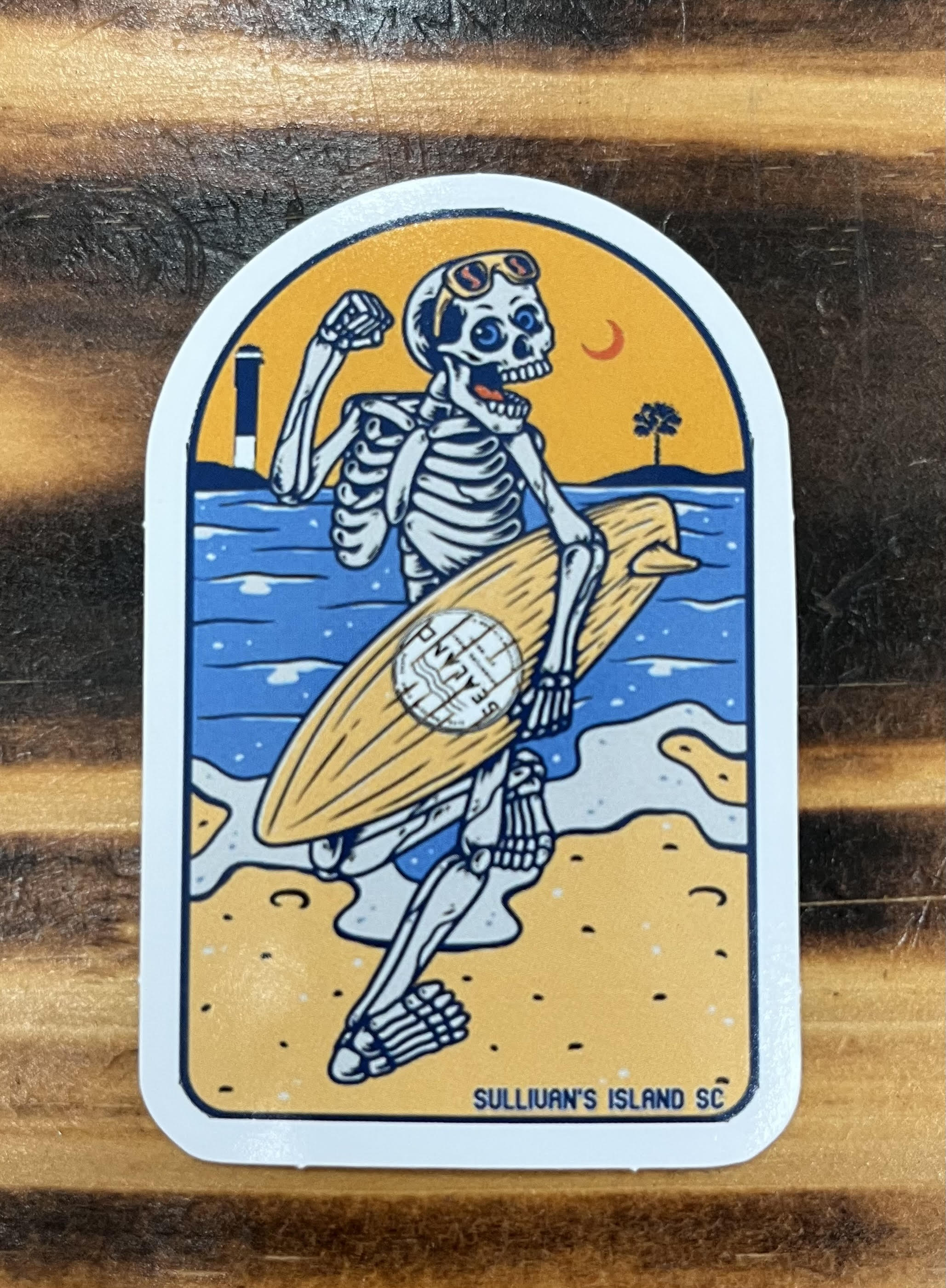 Sealand Skeleton Sticker – Sealand Adventure Sports